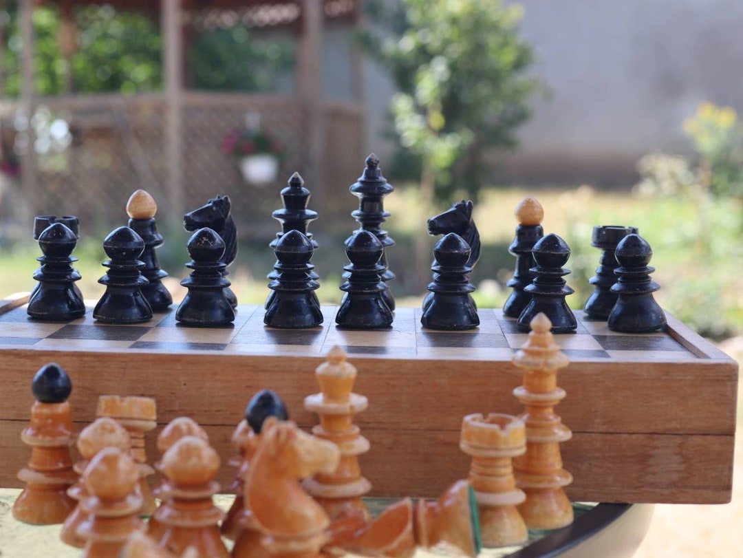 Viennese Coffeehouse Chess Set: Where History Meets Strategy, Crafted ...