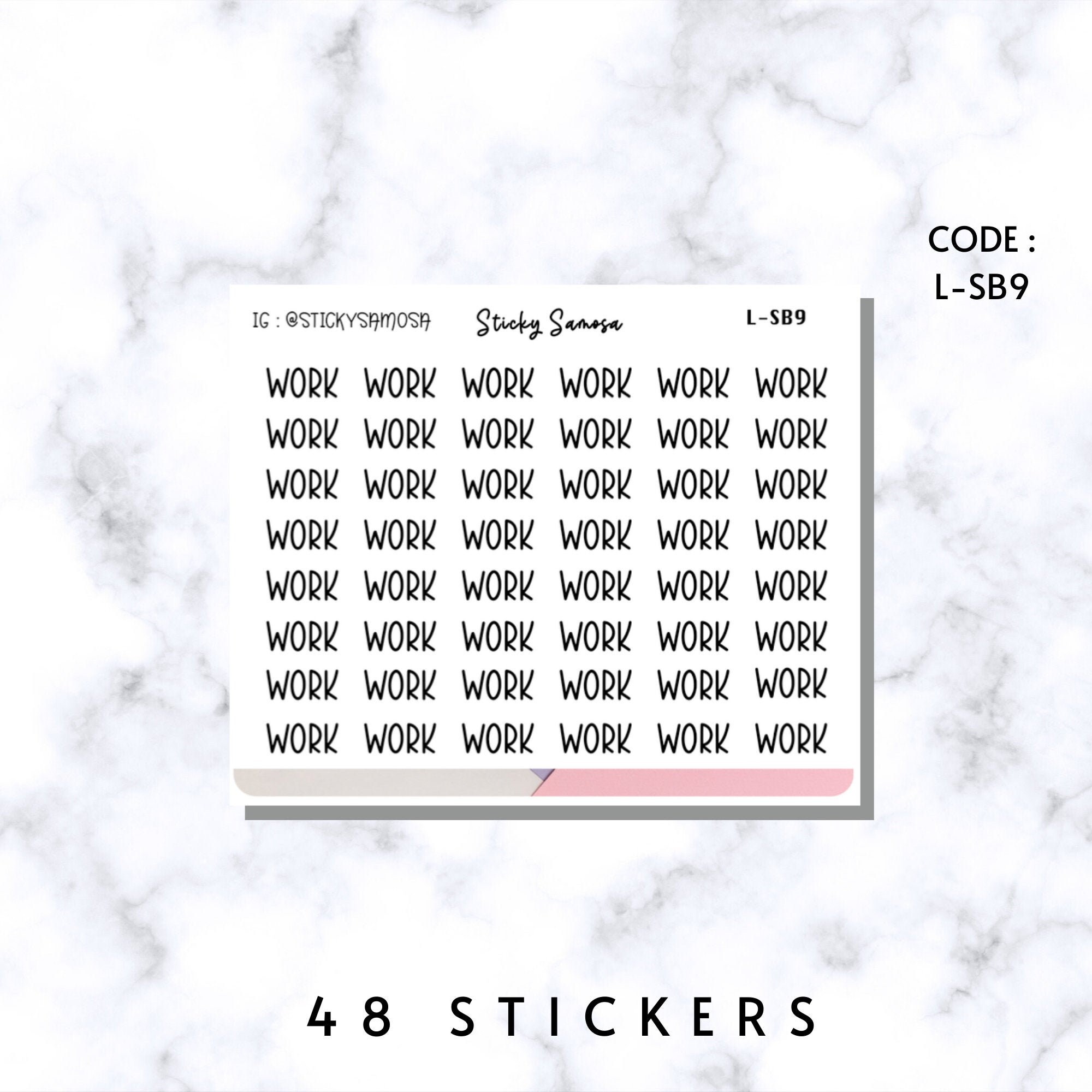 Stickers, Labels & Tags Stickers Functional script stickers etna.com.pe