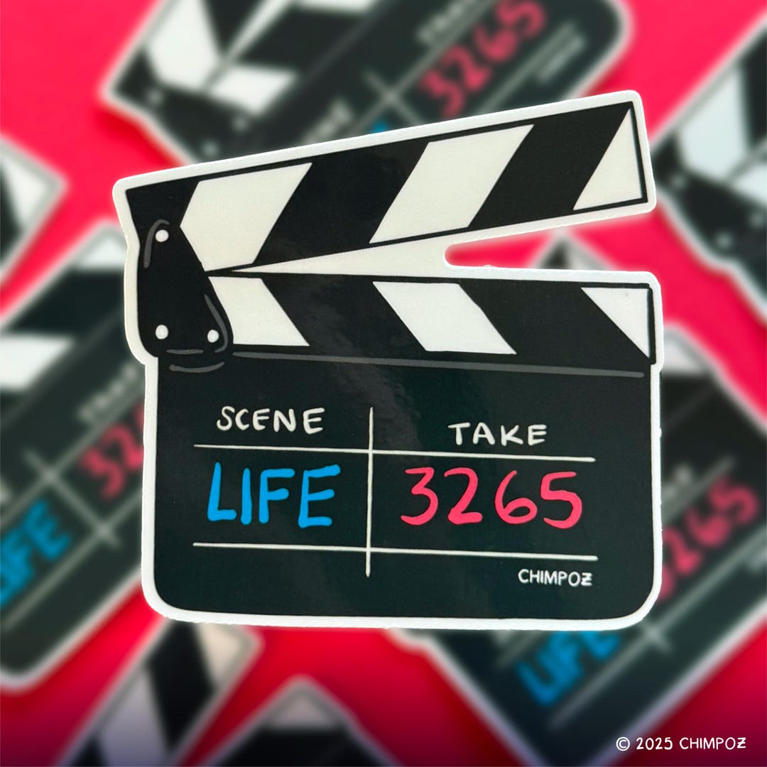 Movie Slate Sticker | Premium Quality Vinyl Sticker | Cute Laptop ...