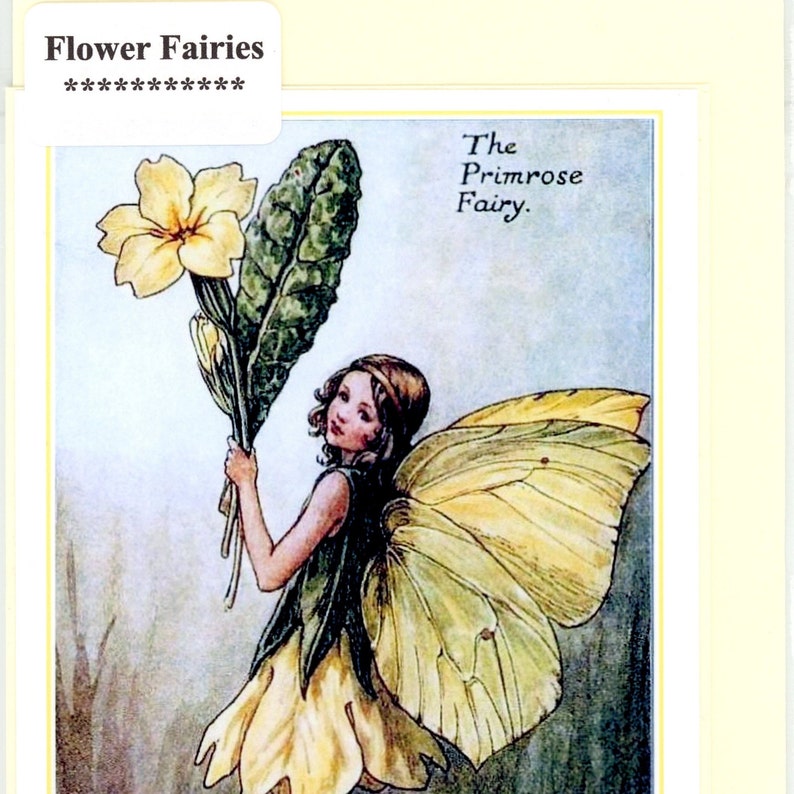 THE PRIMROSE FAIRY - A Pretty and Nostalgic Hand Made Greeting Card ...