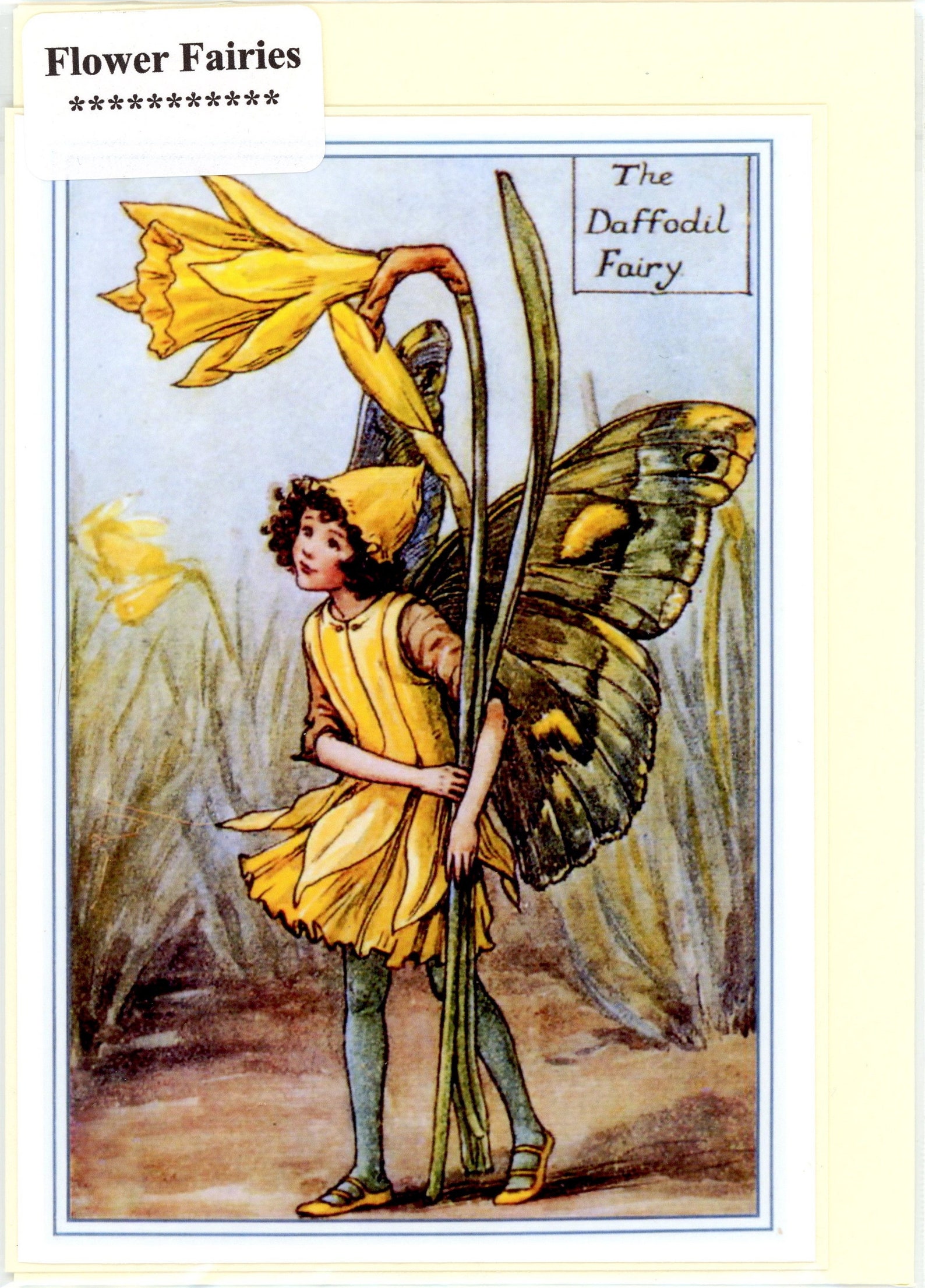 THE DAFFODIL FAIRY a Pretty and Nostalgic Hand Made Greeting - Etsy