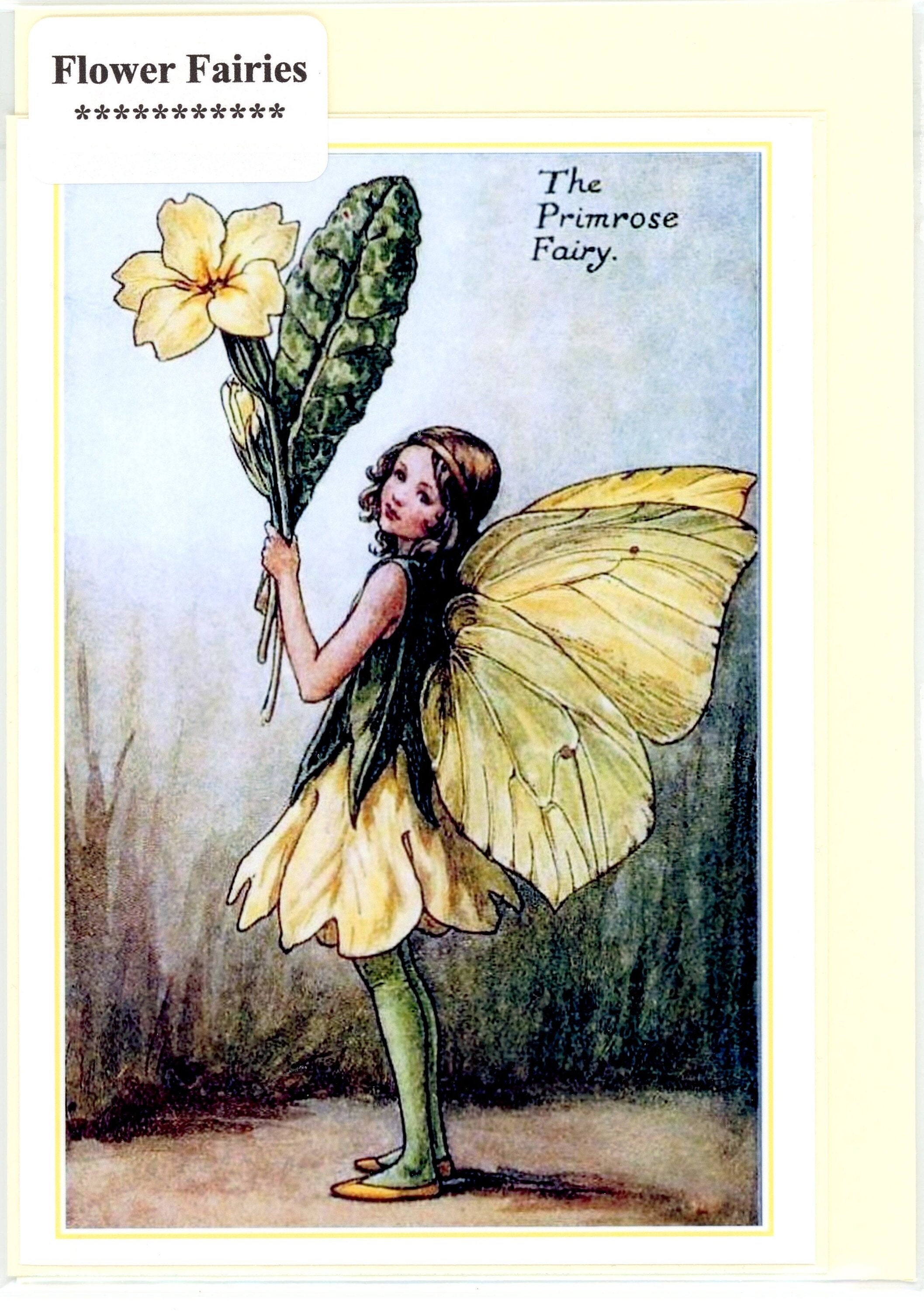 THE PRIMROSE FAIRY A Pretty and Nostalgic Hand Made Greeting Card ...