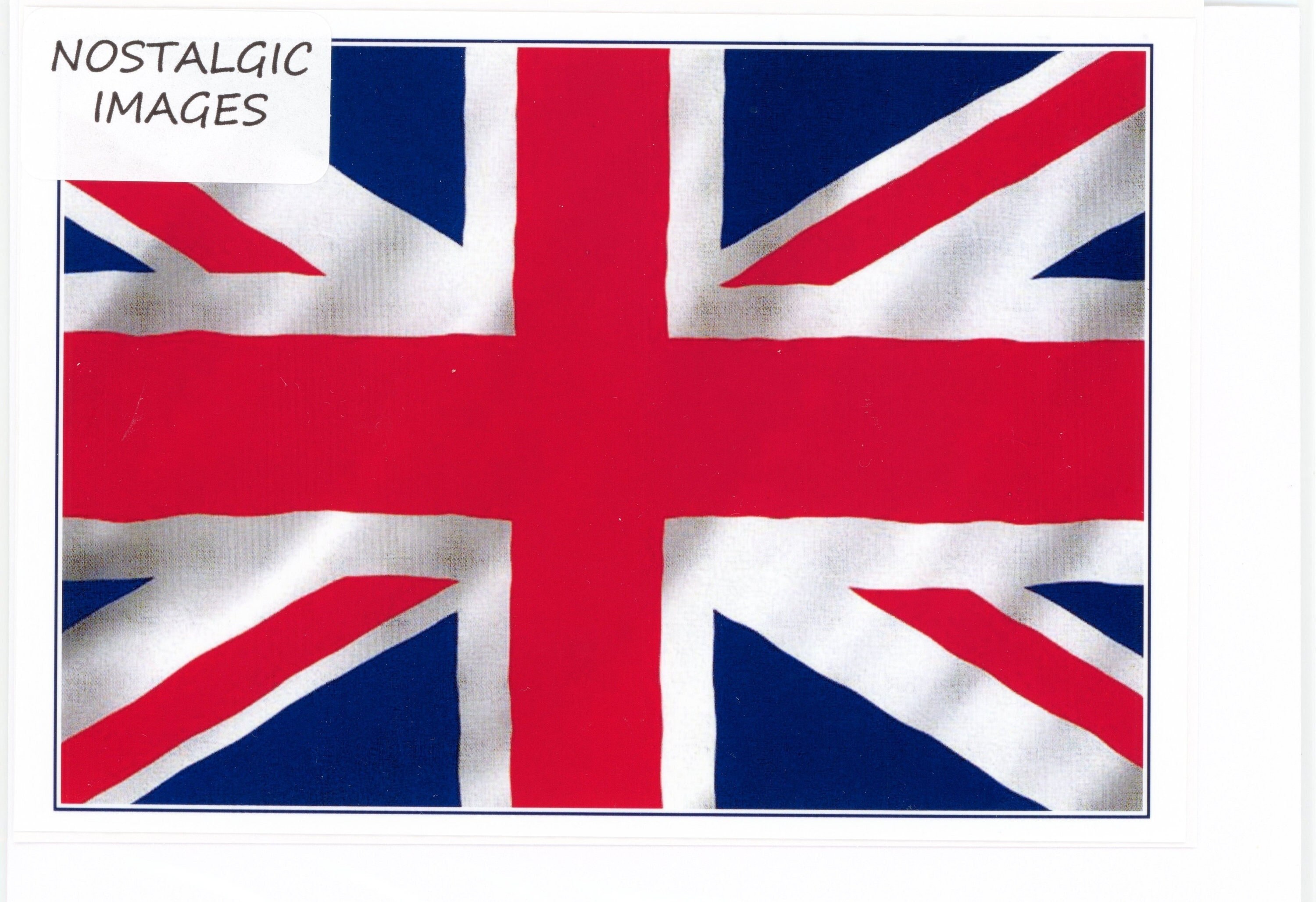 The Union Flag union Jack. Hand Made Nostalgic Greeting - Etsy