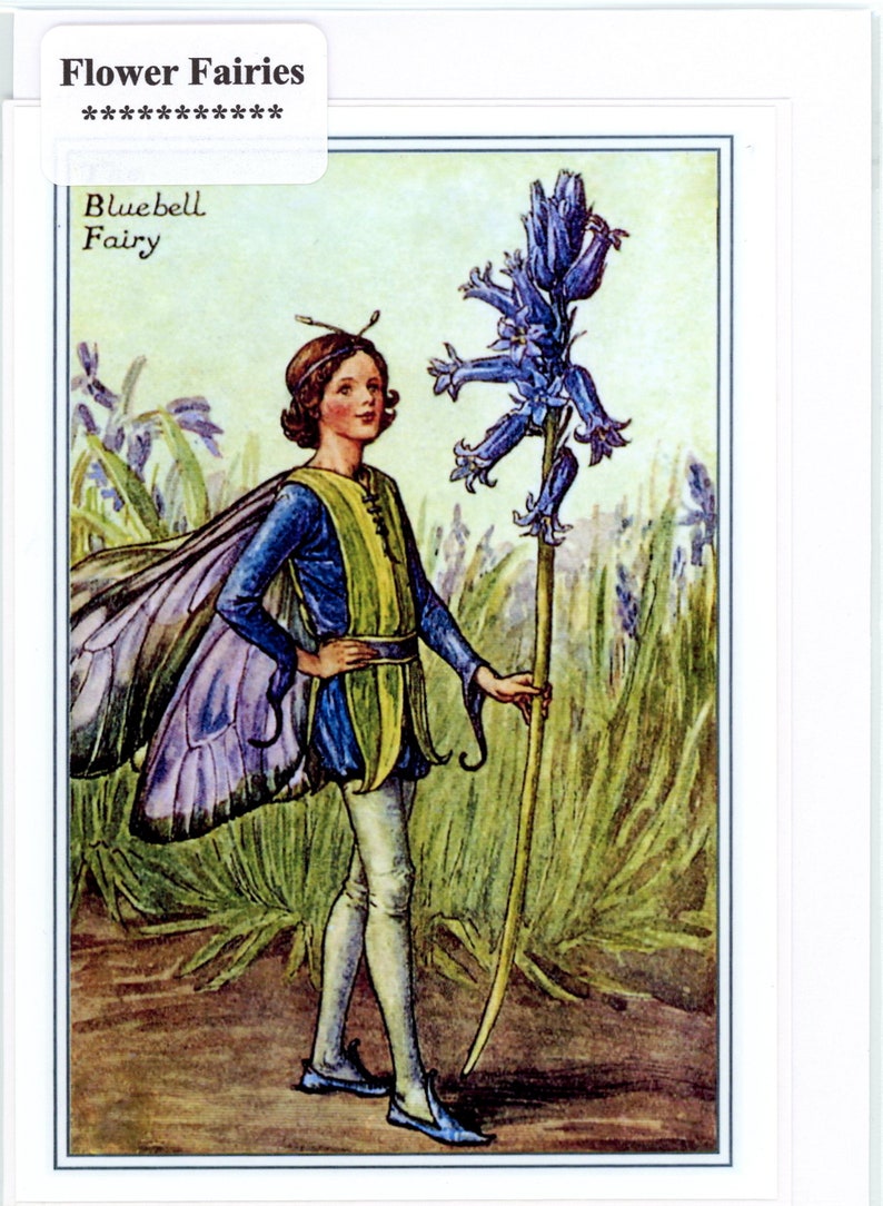 THE BLUEBELL FAIRY - a Pretty and Nostalgic Hand Made Greeting Card ...