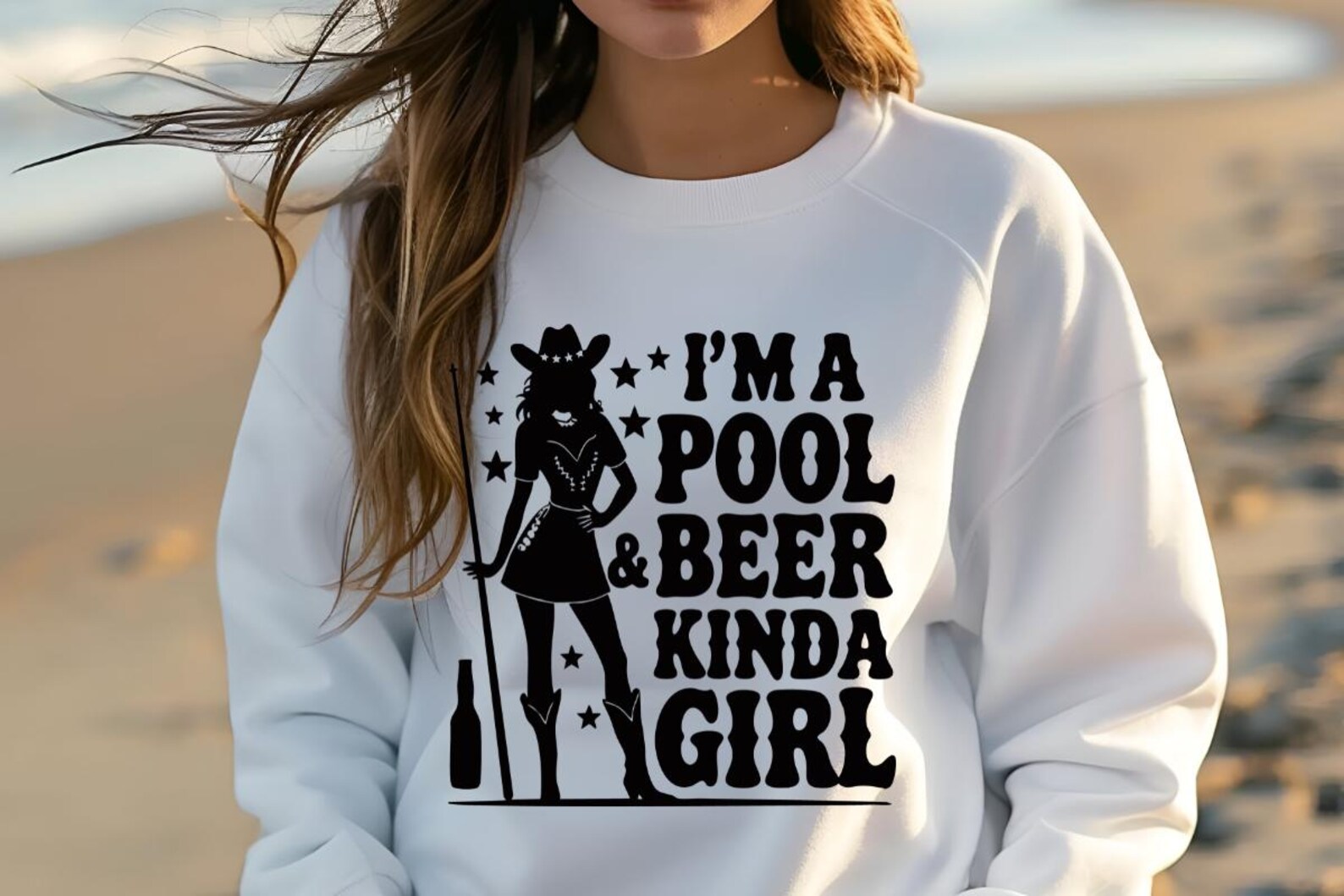I'm a Pool and Beer Kinda Girl Svg Png, Dxf, Eps, Billiards Svg, Pool ...