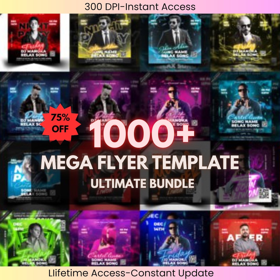 1000+ Flyer Templates Bundle Canva Photoshop | Editable Business ...