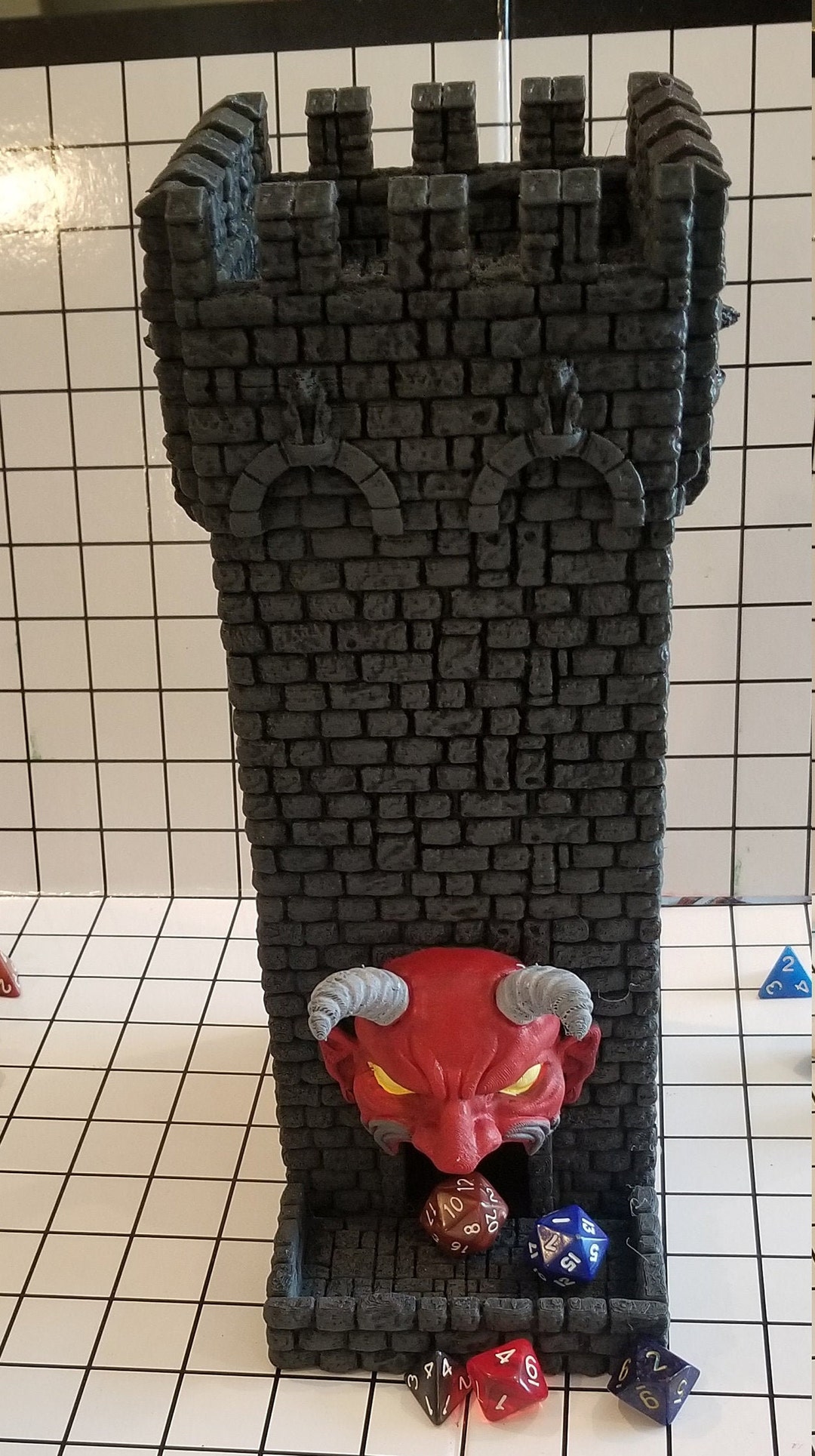 Dice Tower - Modular Demon / Castle for D&D / Pathfinder - Etsy