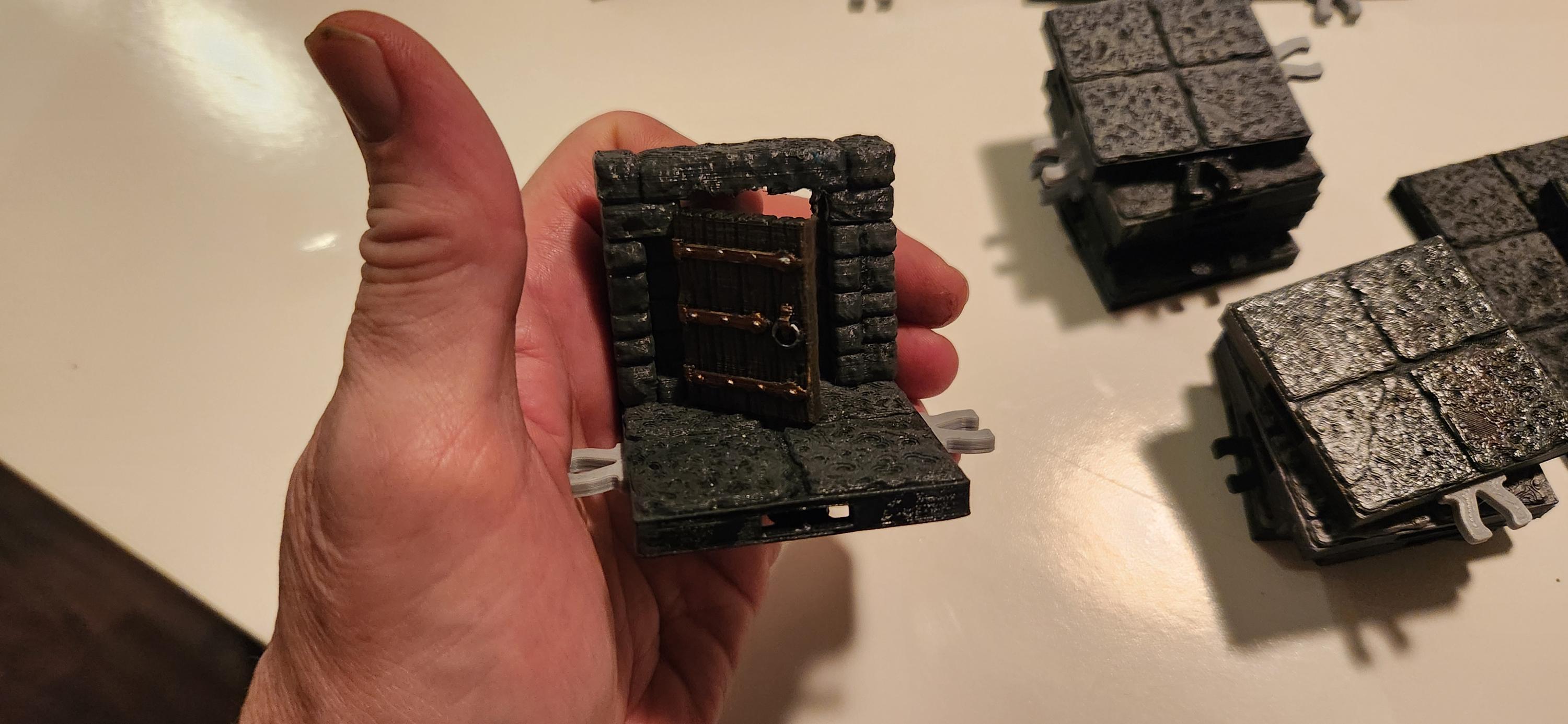 D&D Battle Map Tile Dungeon System. Hand Painted and Configurable. - Etsy