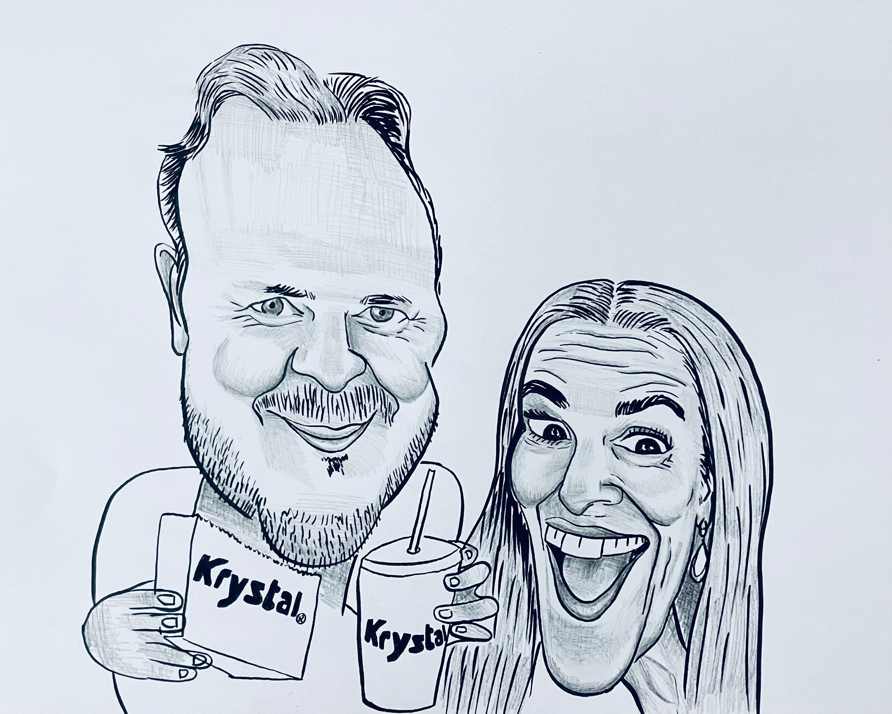 Custom Funny Caricature Portraits Hand Drawn - Etsy