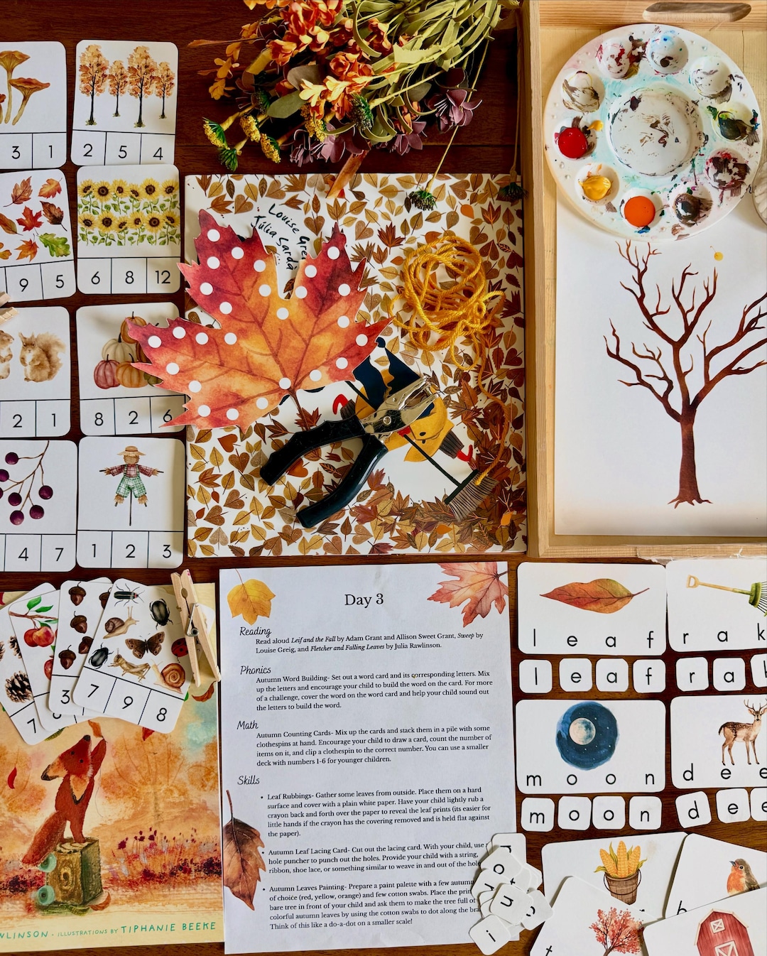 Autumn Leaves Unit | Fall Preschool Unit Study | Preschool Printable ...