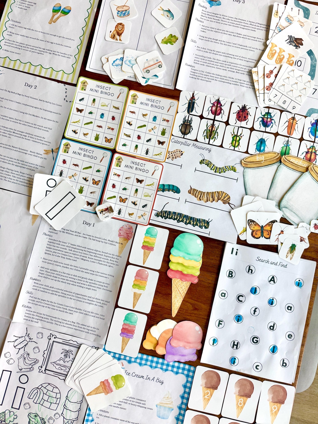 Letter I Week Preschool Unit | Ice Cream, Insects, Imagination ...