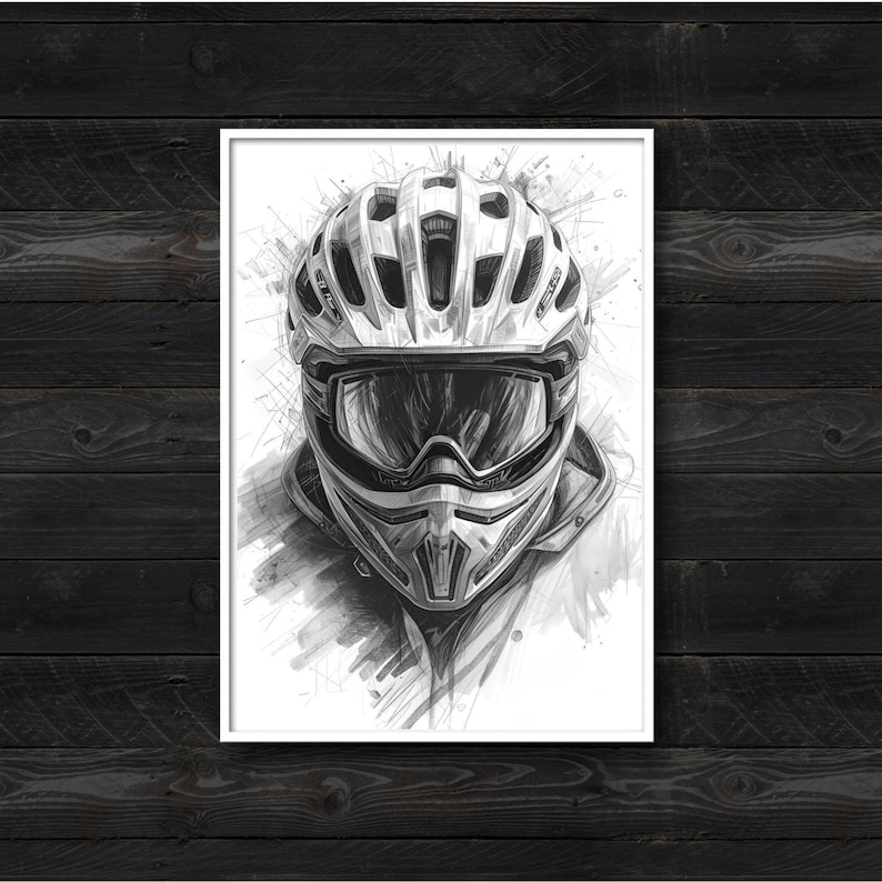 Personalised Mountain Bike Art Print: High Altitude Cycling Poster ...