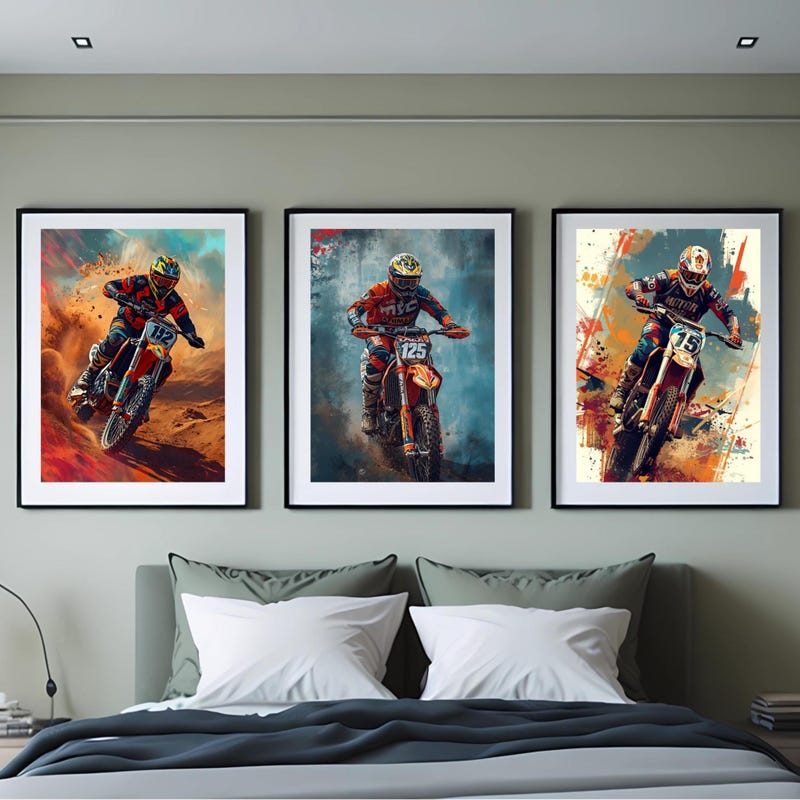 Old School Biker Posters - Etsy