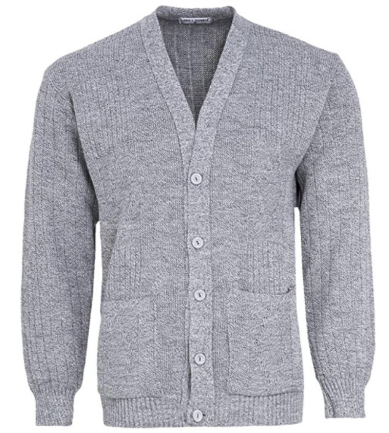 Bellissimo Men's Knitted Cardigan Classic Style V Neck - Etsy