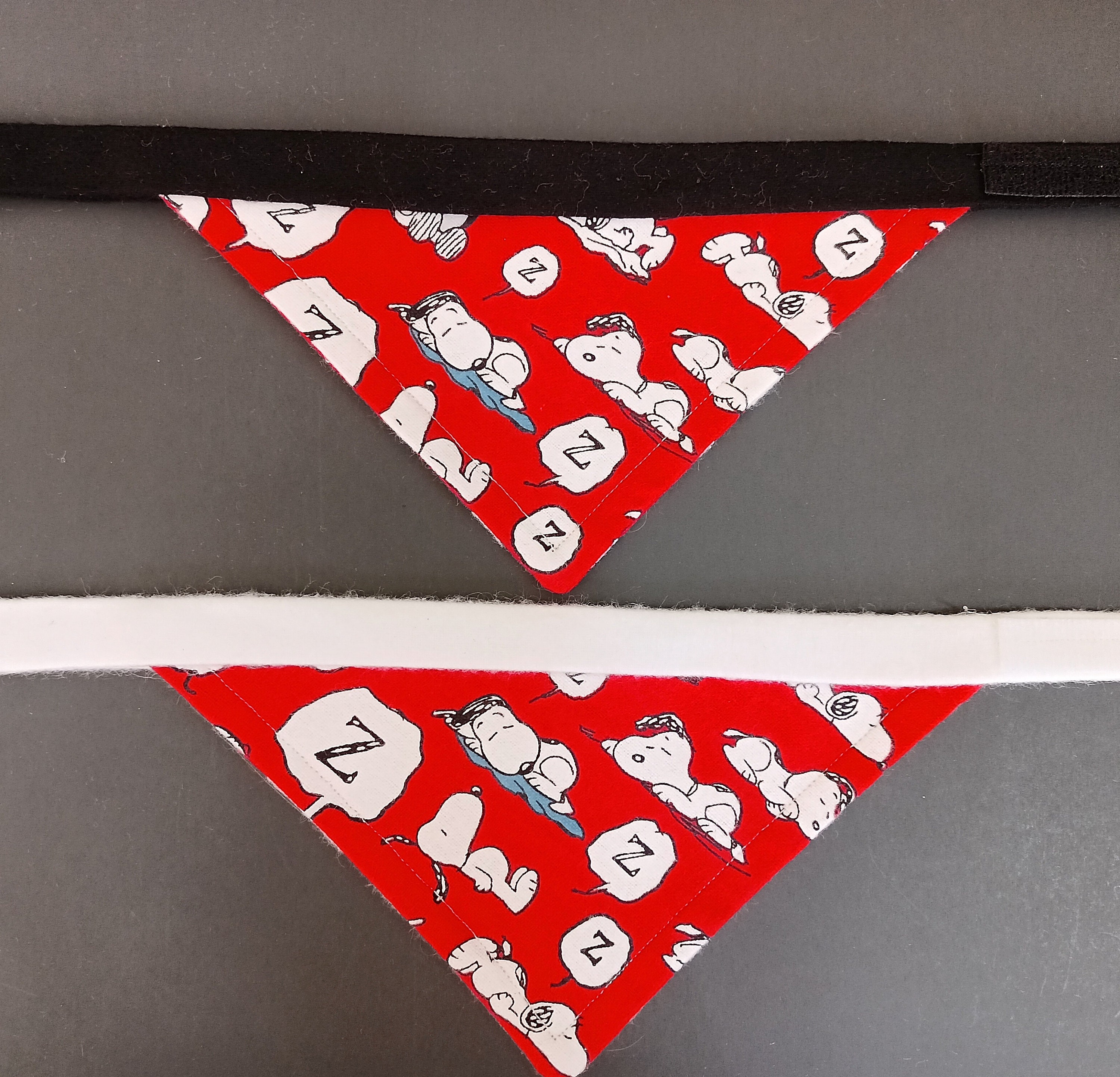 Snoopy Dog Bandana Pet Bandana Adjustable Collar Peanuts - Etsy Singapore