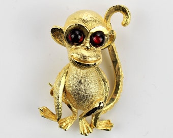 Monkey Brooch - Etsy UK
