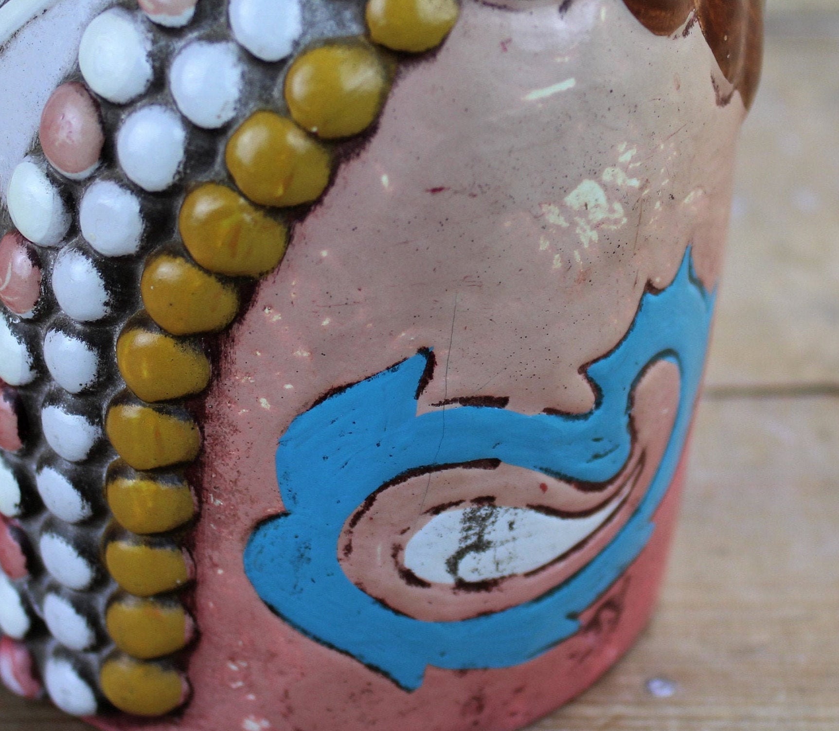 Mid Century Hippy Money Box Papier Mache George Harrison - Etsy UK