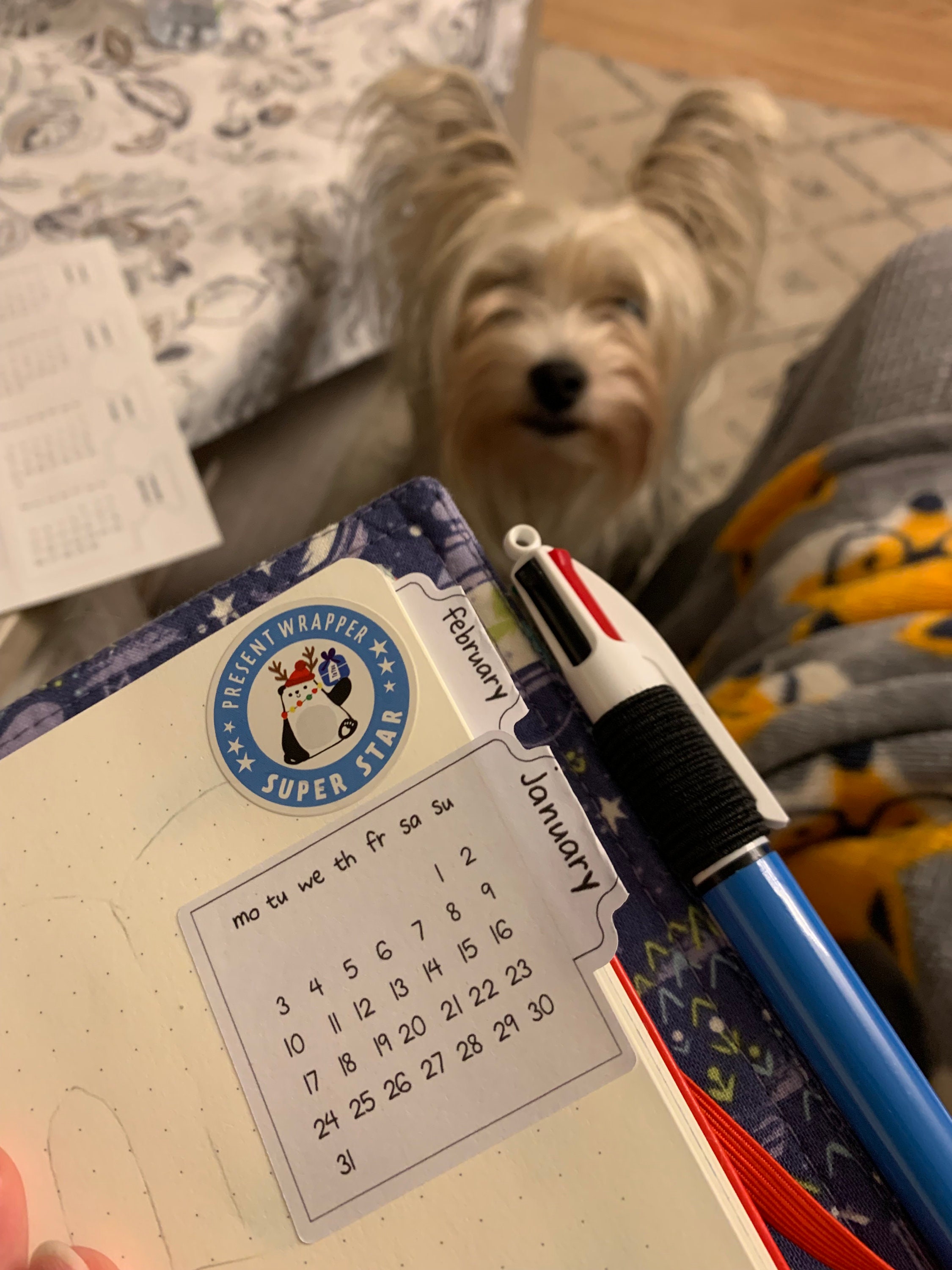Monthly Calendar Tab for Bujo Bullet Journal, Diary, Planner Sticker ...