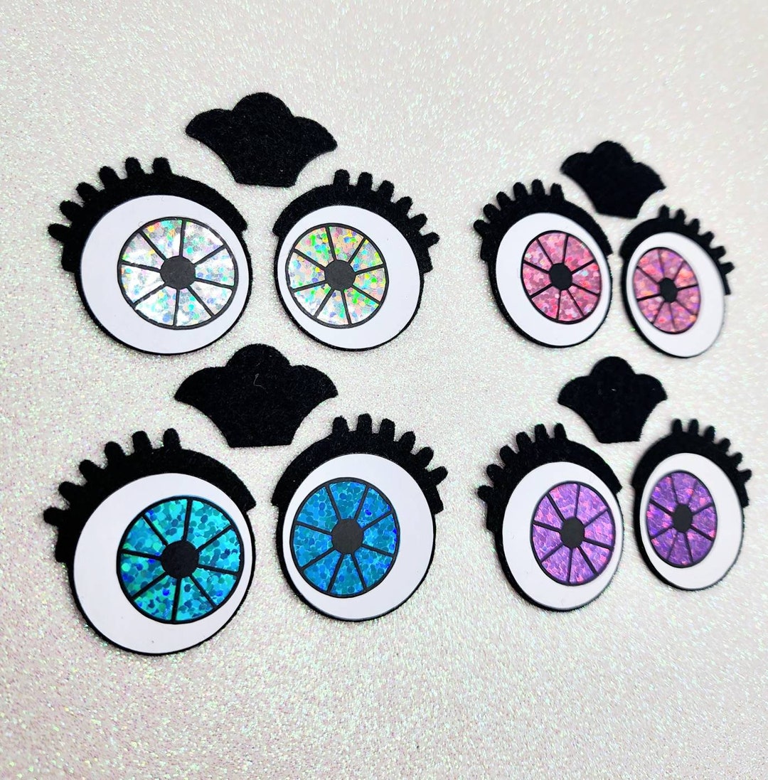 Furby Felt Eye Set Holographic MADE TO ORDER - Etsy