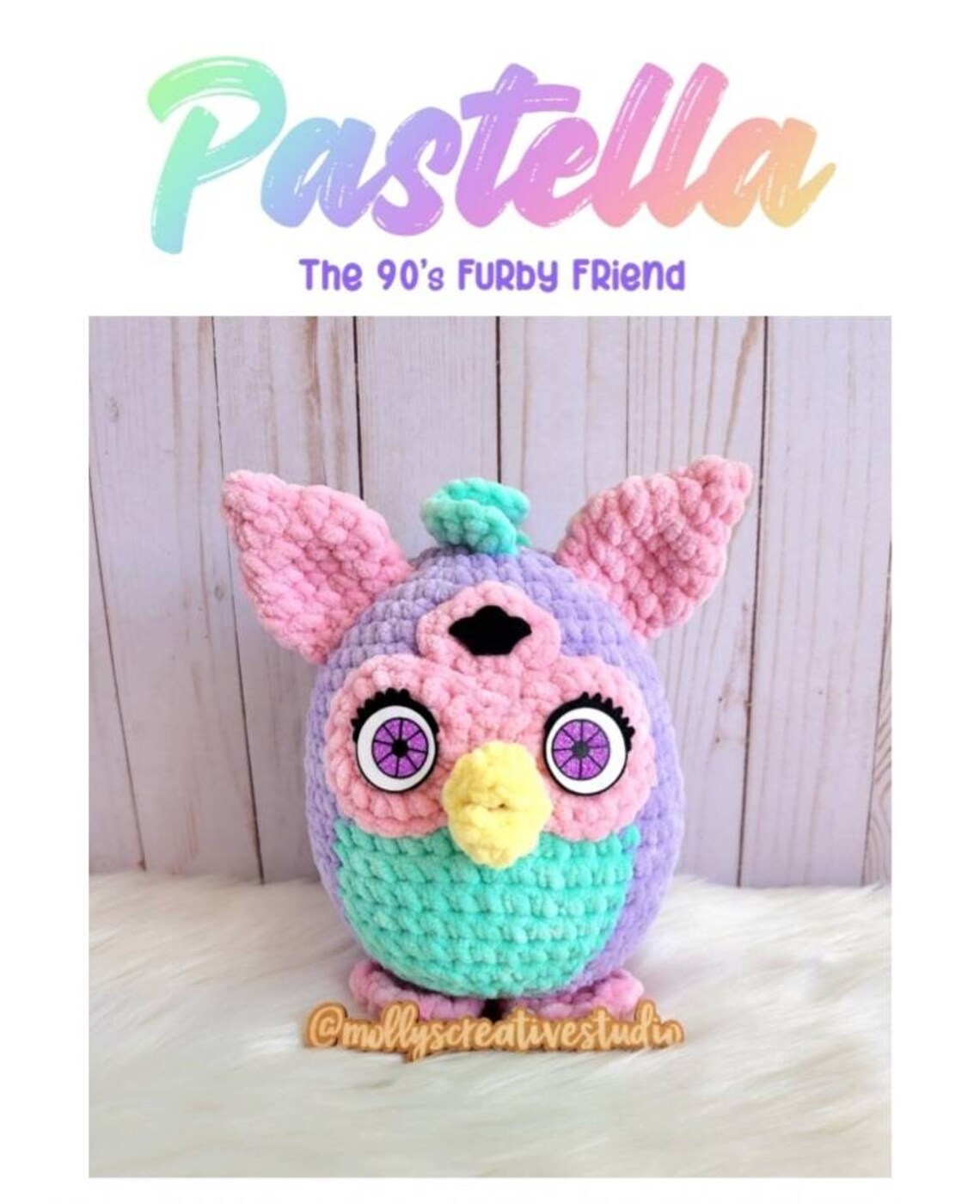 90's Furby Friend Crochet Pattern - Etsy