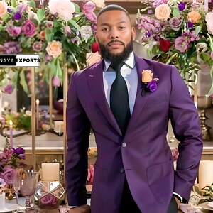 Purple Wedding Men Suits - Men's Fashion for Stylish Prom Suits ...