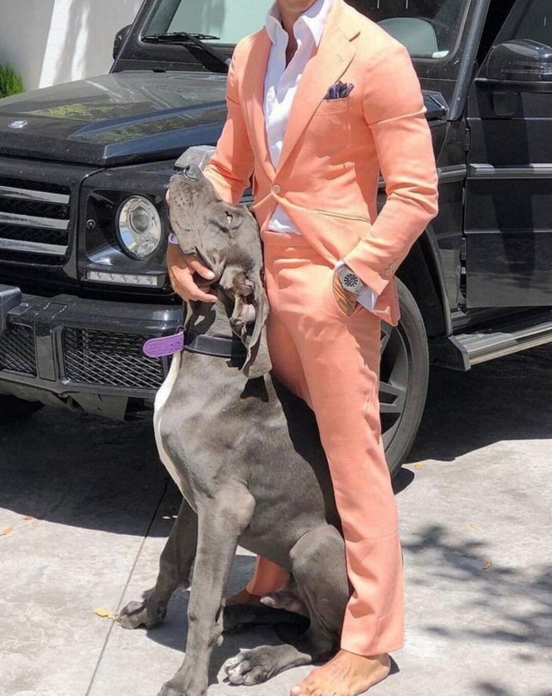 Luxury Suits Men Slim Fit Stylish Men 2 Piece Suits Beach Wedding Party ...