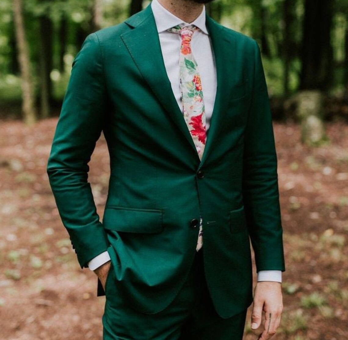 Men Suits Wedding Suits Green Prom Suits Party Wear Slim Fit - Etsy