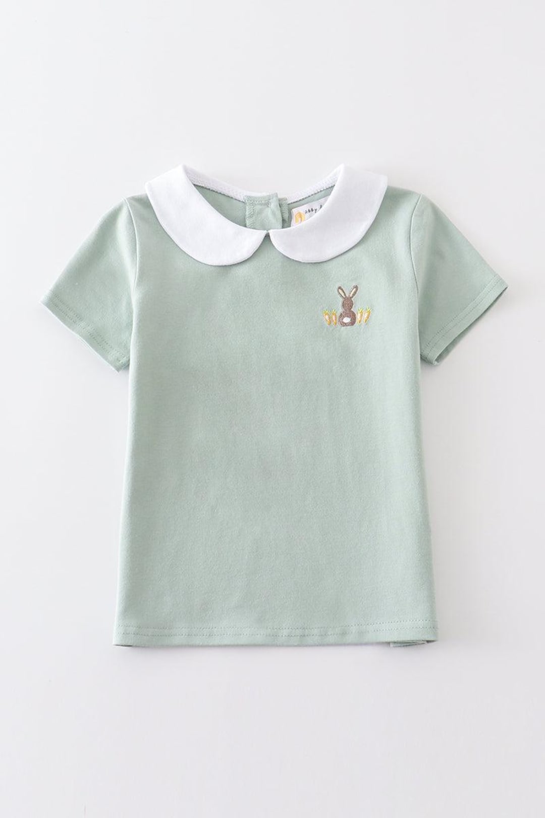 Abby & Evie Boy's Boutique Premium Sage Easter Bunny Embroidered Boy ...