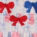 Abby & Evie Girl's Boutique Patriotic Smocked Bow Flag Red and Blue ...