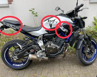 Yamaha MT07 Vinyl Wrap Motorcycle Foil Wrapping Mt-07 Decor - Etsy