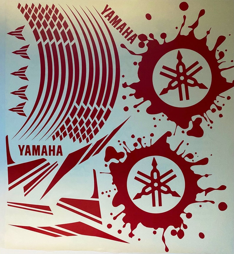 Yamaha MT07 Vinyl Wrap Motorcycle Wrapping Mt-07 Decor Kit 2013-2017 - Etsy