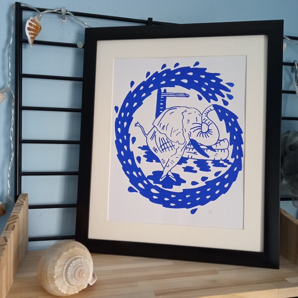 Screen Print Art - Etsy UK