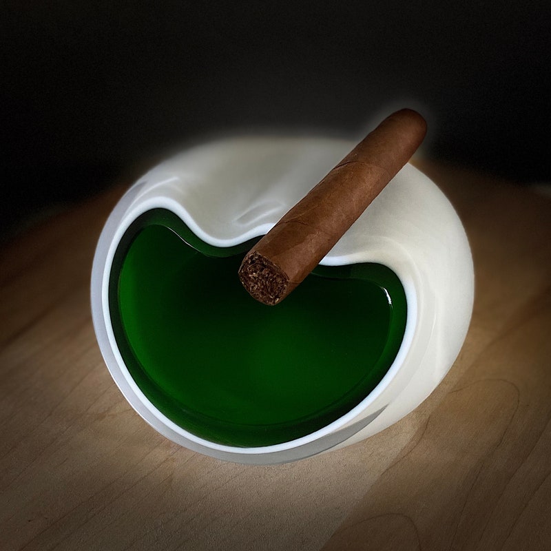 Hand Blown Glass Ashtrays - Etsy