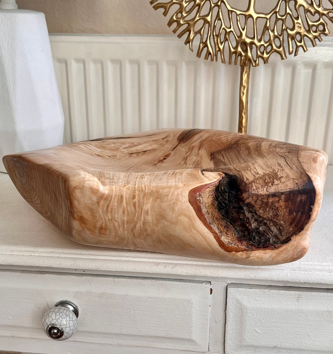 Spalted Ash Crotch Inclusion Bowl - Etsy