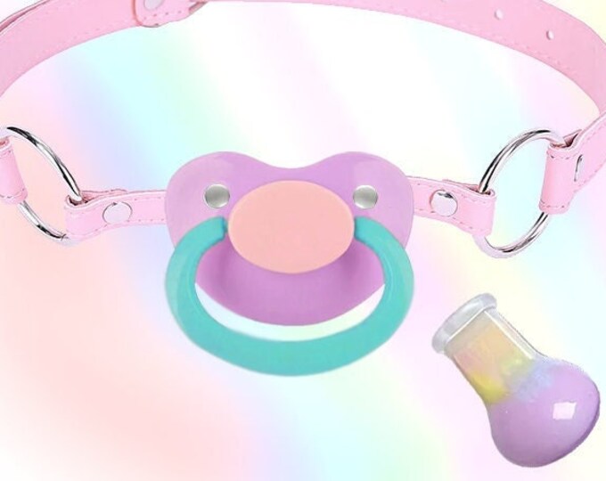 Adult Pacifier Sherbet Gag ABDL Dummy Gag Ddlg - Etsy
