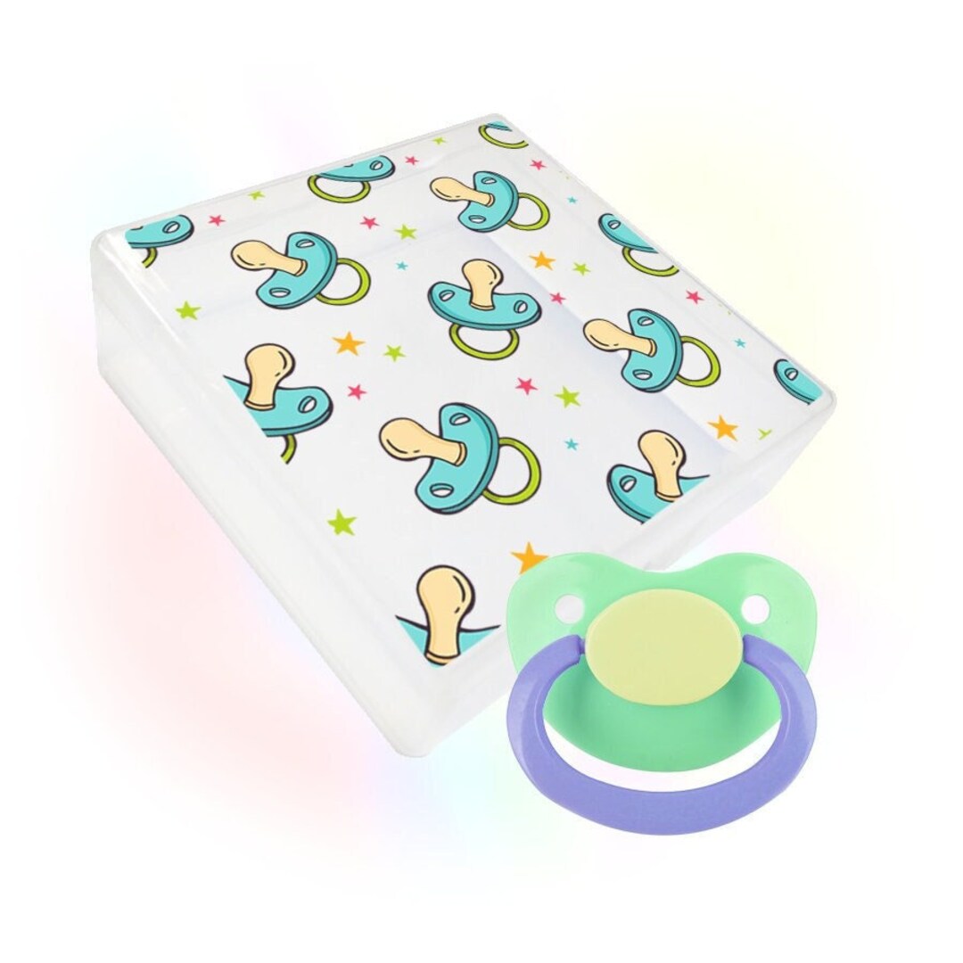 Adult Pacifier Storage Box and ABDL Dummy Pacifier Design Agere - Etsy