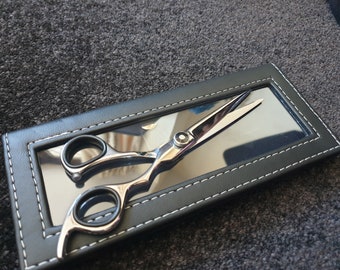 Professional Moustache Scissors and Beard Trimming Scissors, Extremely Sharp Black, With ...