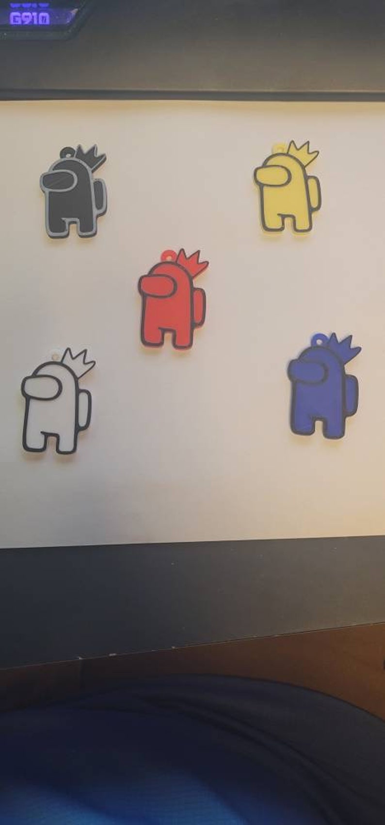 Amongus Keychains King Version - Etsy