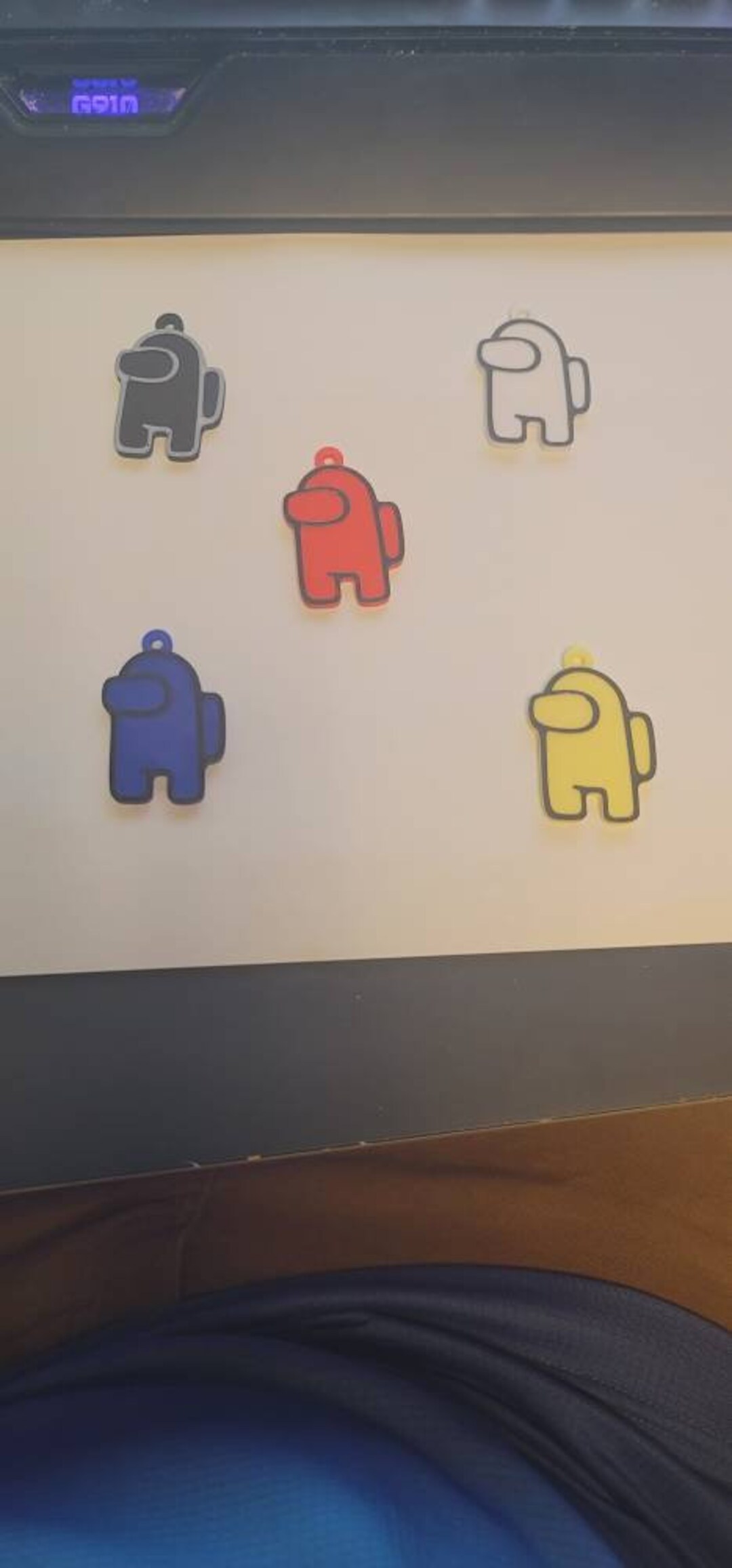 Amongus Keychains Crewmate Version - Etsy