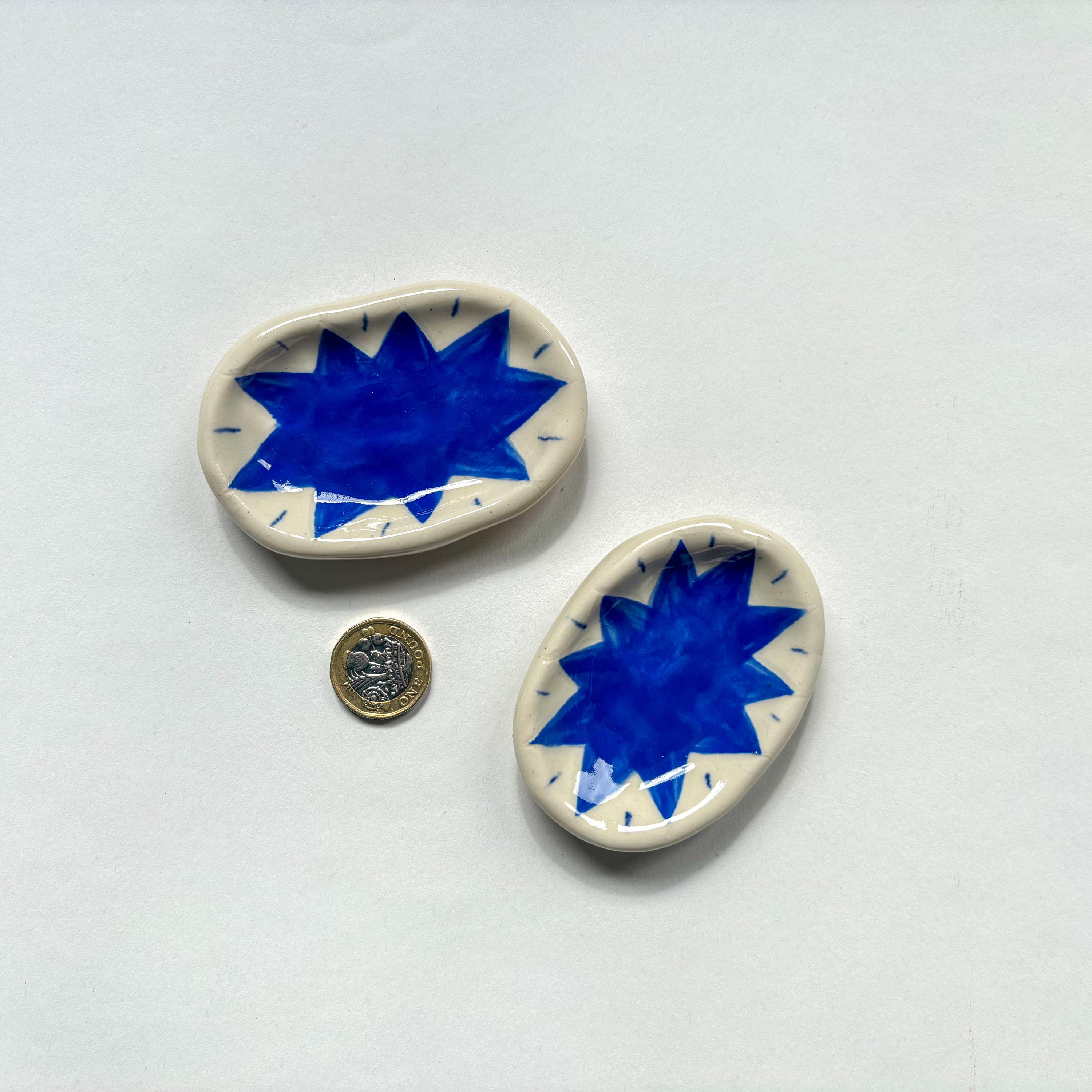 Small Handmade Colorful Ceramic Trinket Dishes Tiny Bowls for Jewellery ...