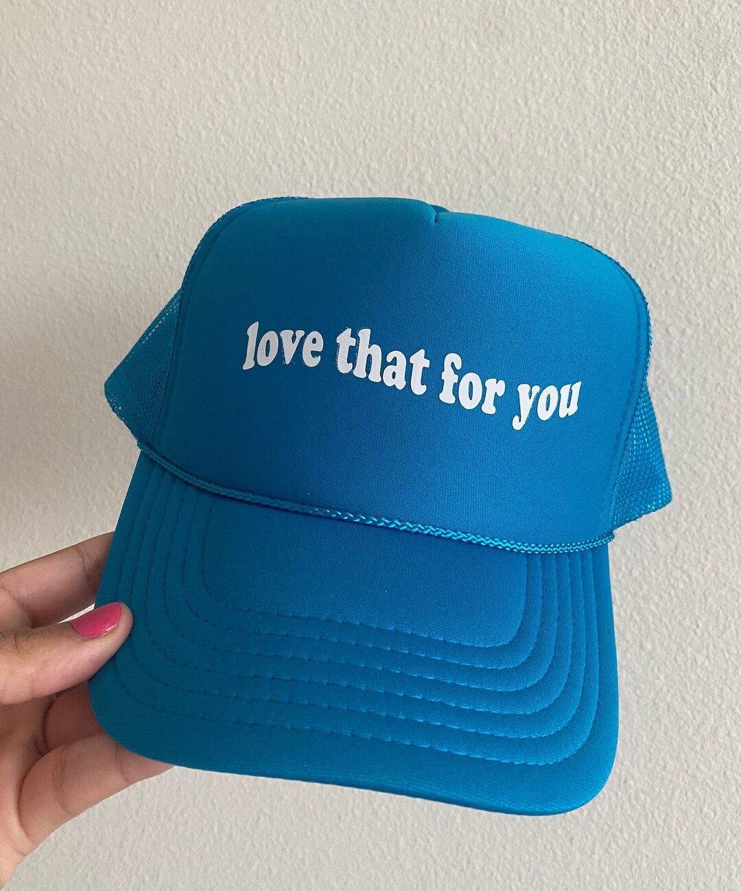 Love That for You Trucker Hat | Summer Hats | Snapback | Wavy Font ...