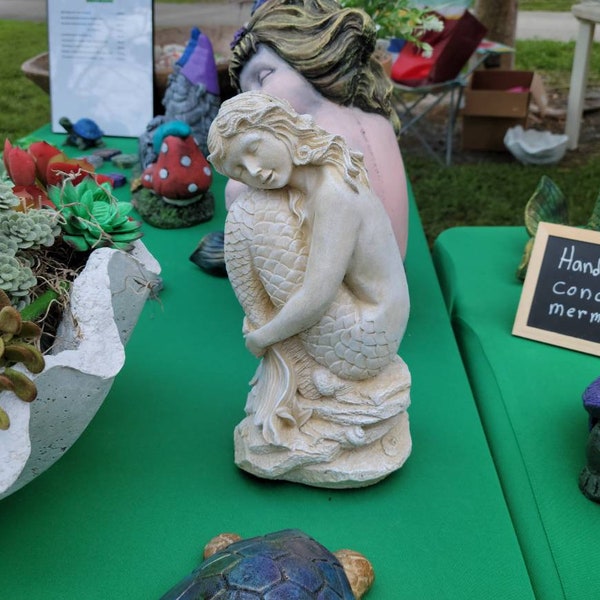 Concrete Mermaid - Etsy