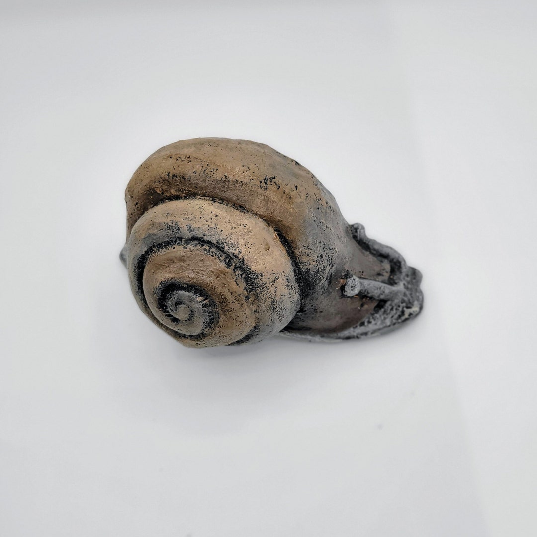 Concrete Outdoor Statue, Snail Figurine, Garden Statue Birthday Gift ...