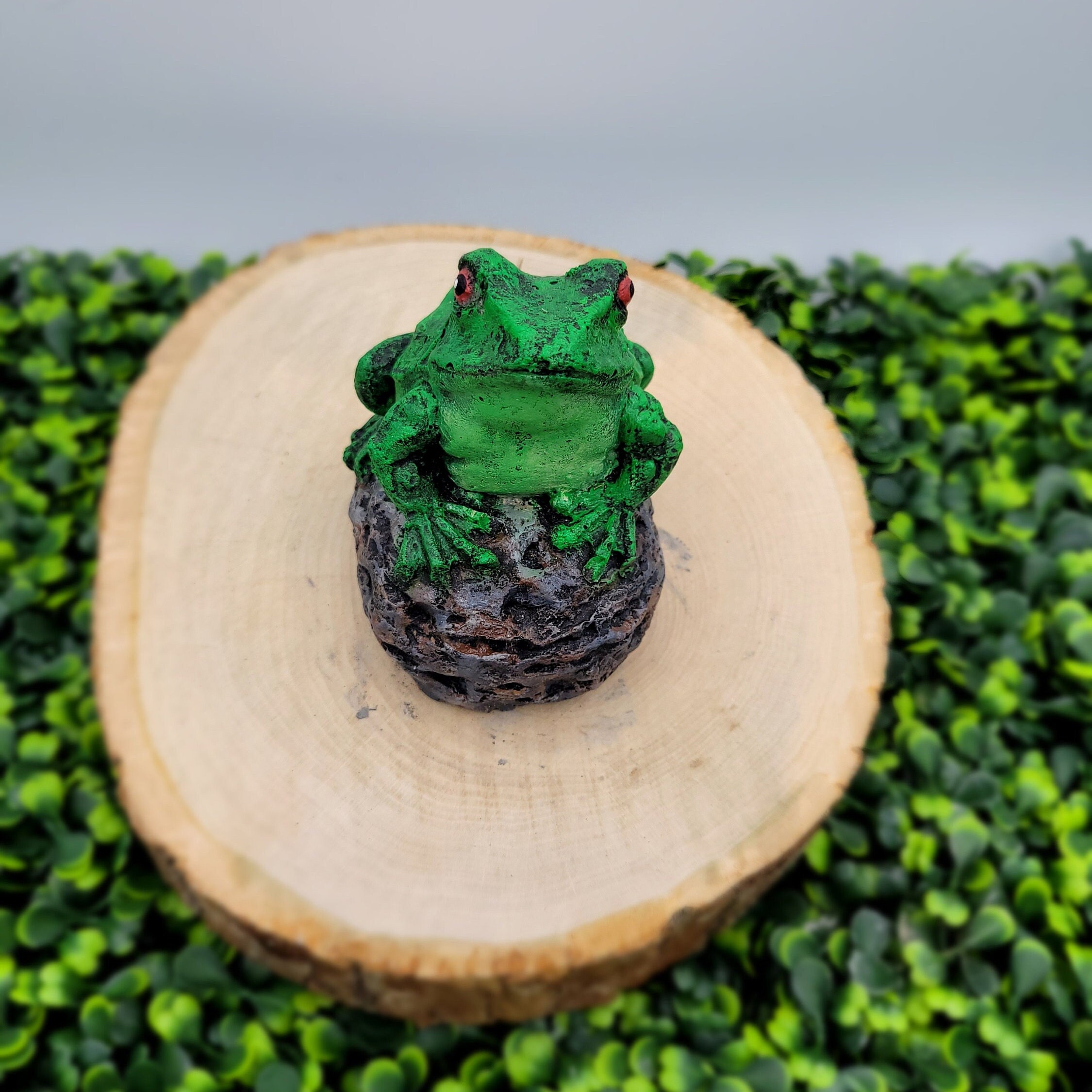 Frog Concrete Statue Frog Lover Gift for Friend Outdoor - Etsy