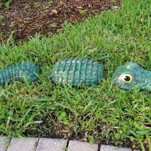 Concrete Alligator - Etsy