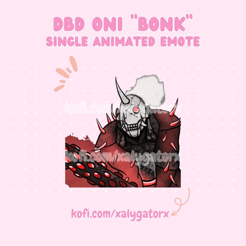 Dead by Daylight Oni BONK Animated Emote | P2U, DBD, Twitch Streamers ...