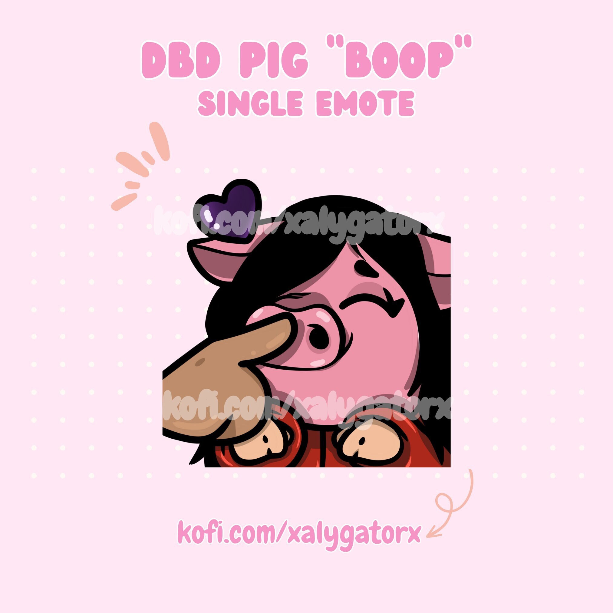 DBD Pig boop Emote P2U Twitch Streamers - Etsy Canada