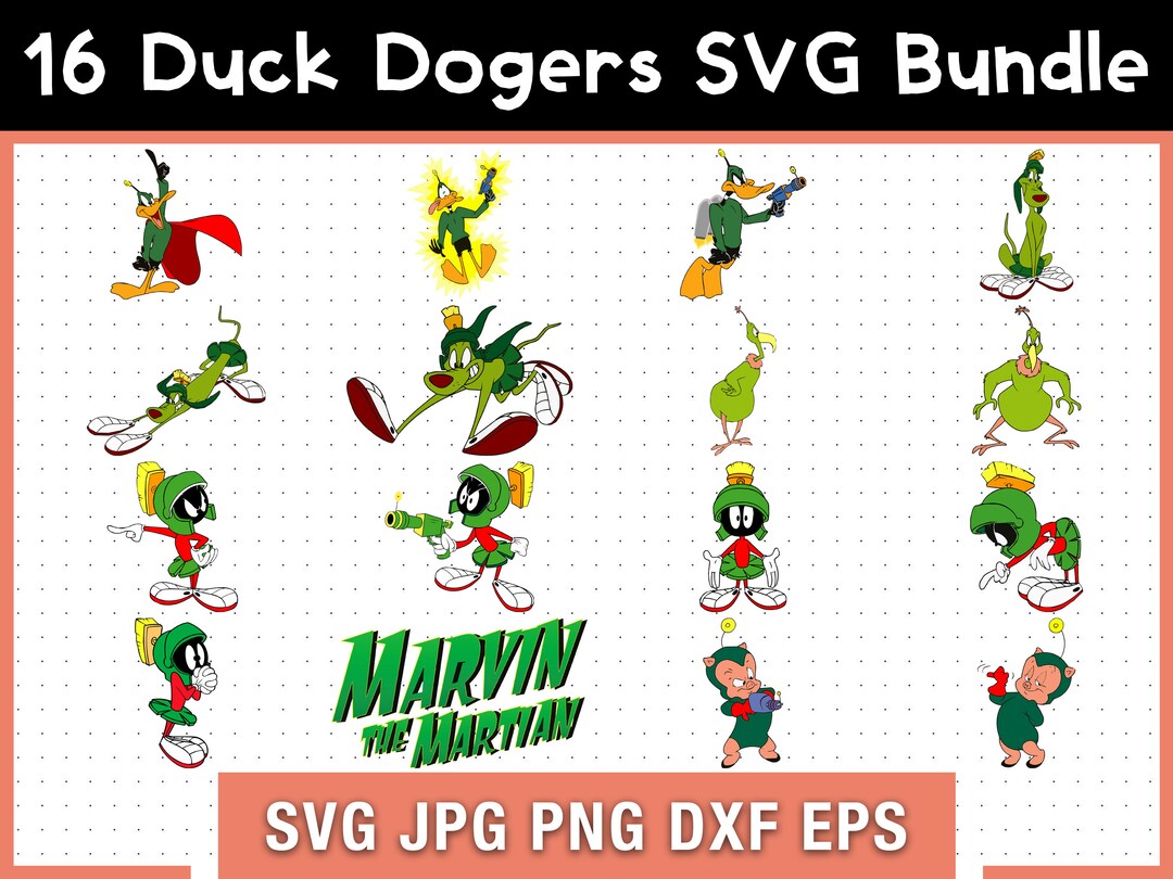 16 Duck Dogers Bundle SVG, Dexter's Laboratory SVG, Digital SVG ...