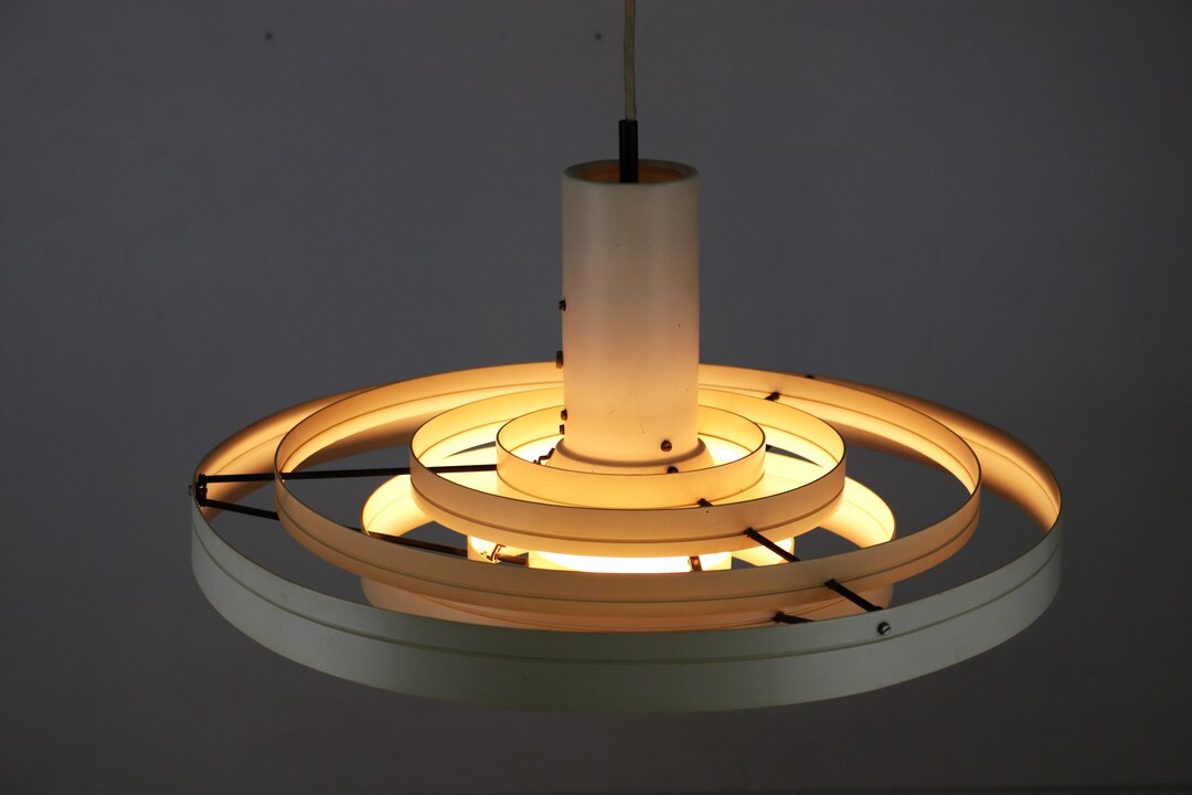 Rare White Fibonacci Ceiling Lamp by Sophus Frandsen for Fog and Morup ...