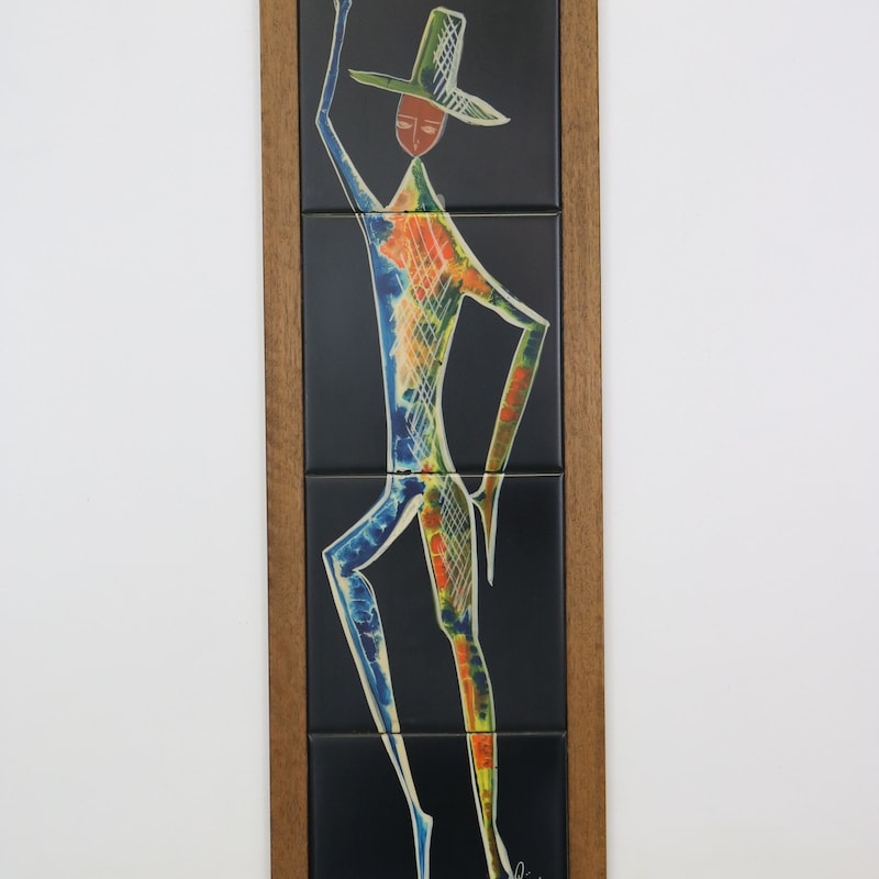 Modern Art Tile - Etsy